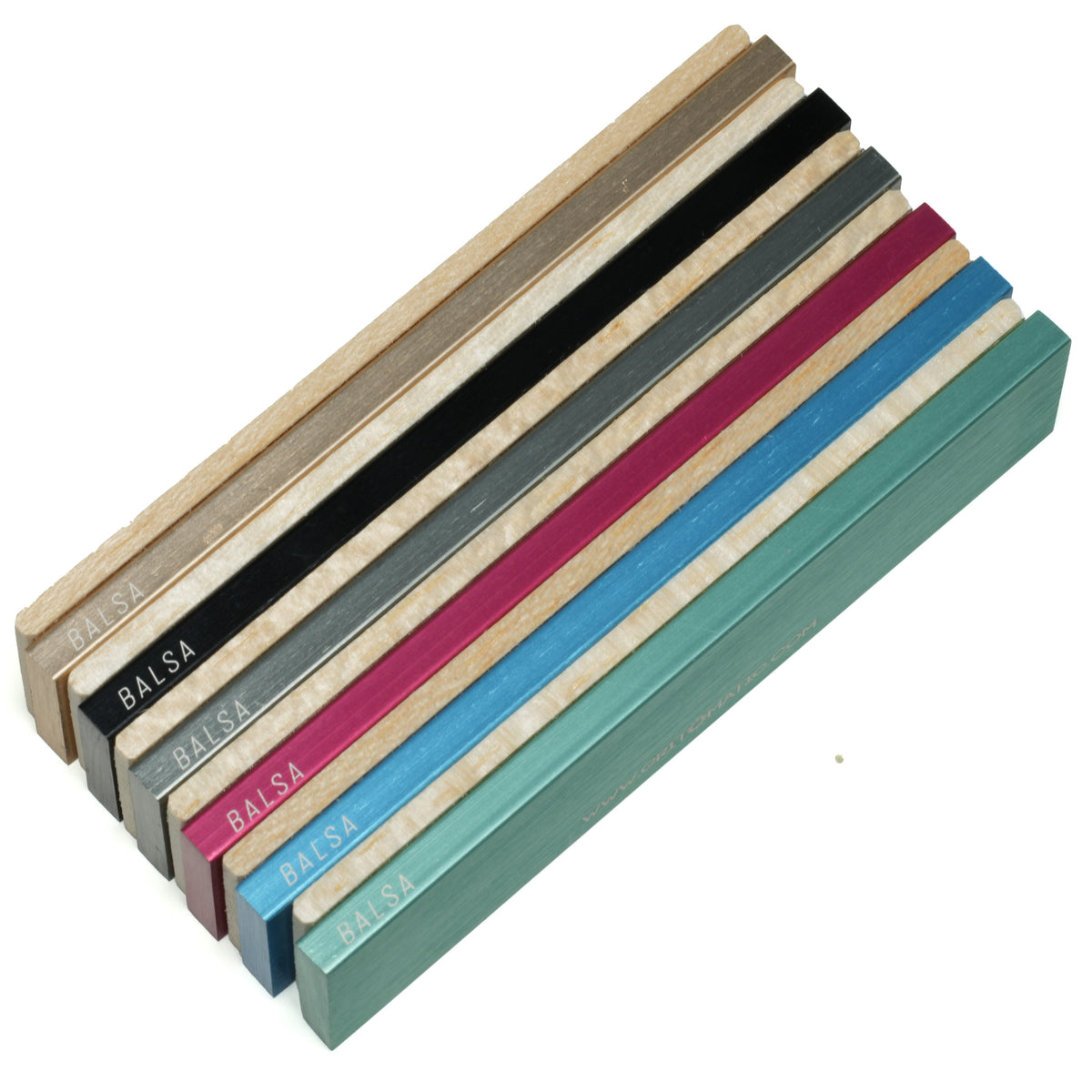 Balsa Strop on Anodized Blank [4" x 1"] – Gritomatic