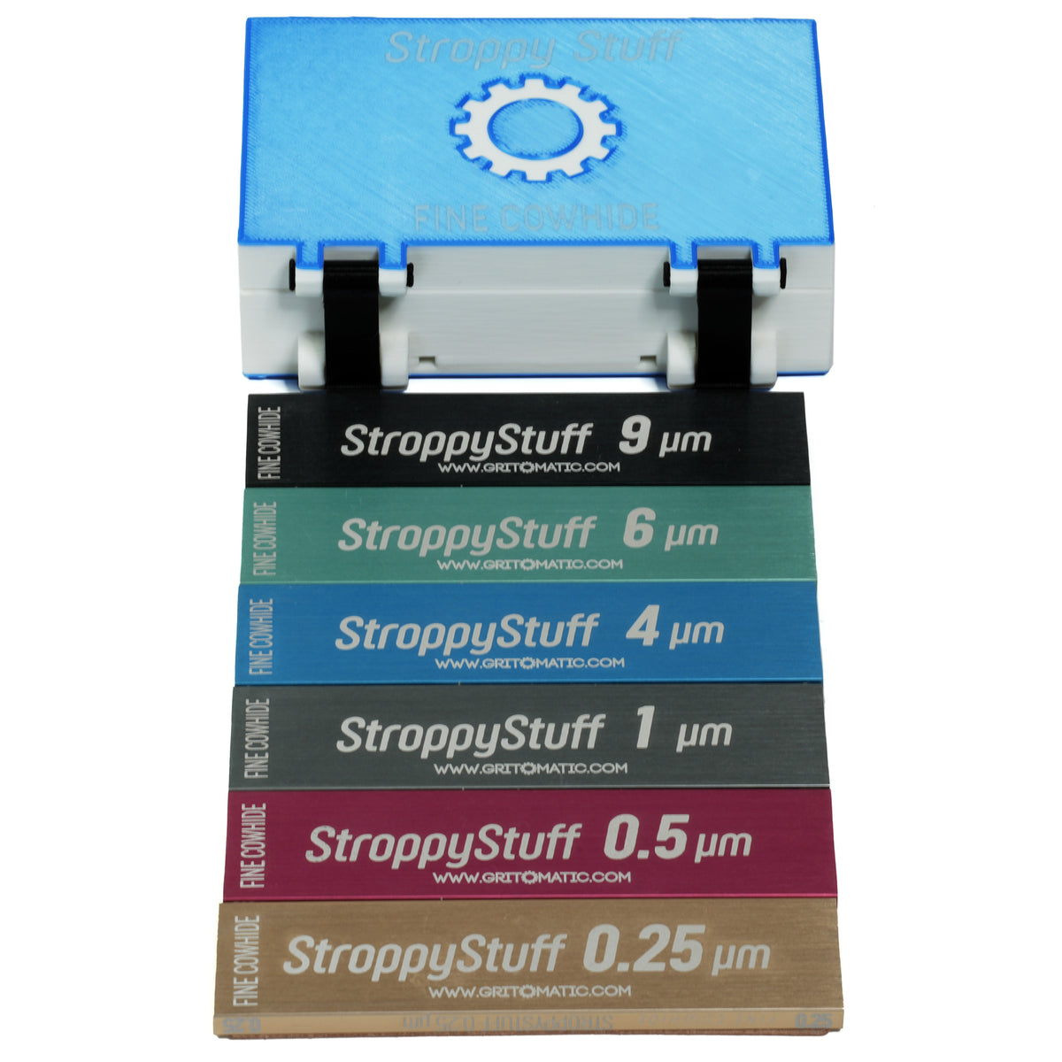 Multi-Color Strop Set - Fine Cowhide Leather for StroppyStuff [4" x 1 ...