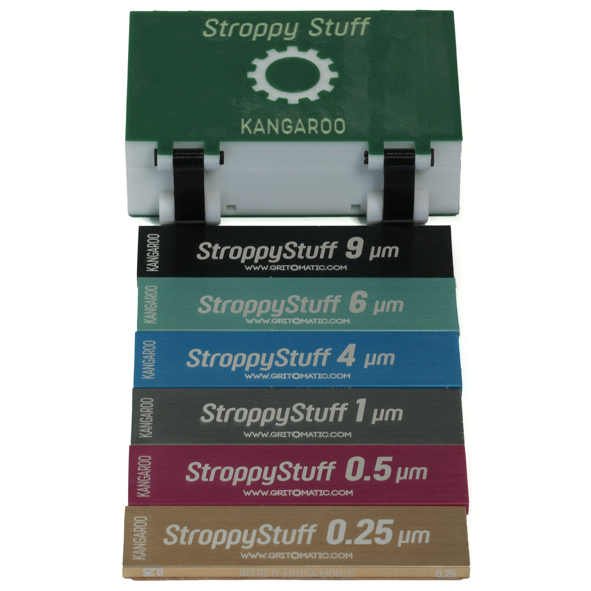 Multi-Color Strop Set - Kangaroo Leather for StroppyStuff [4" x 1 ...