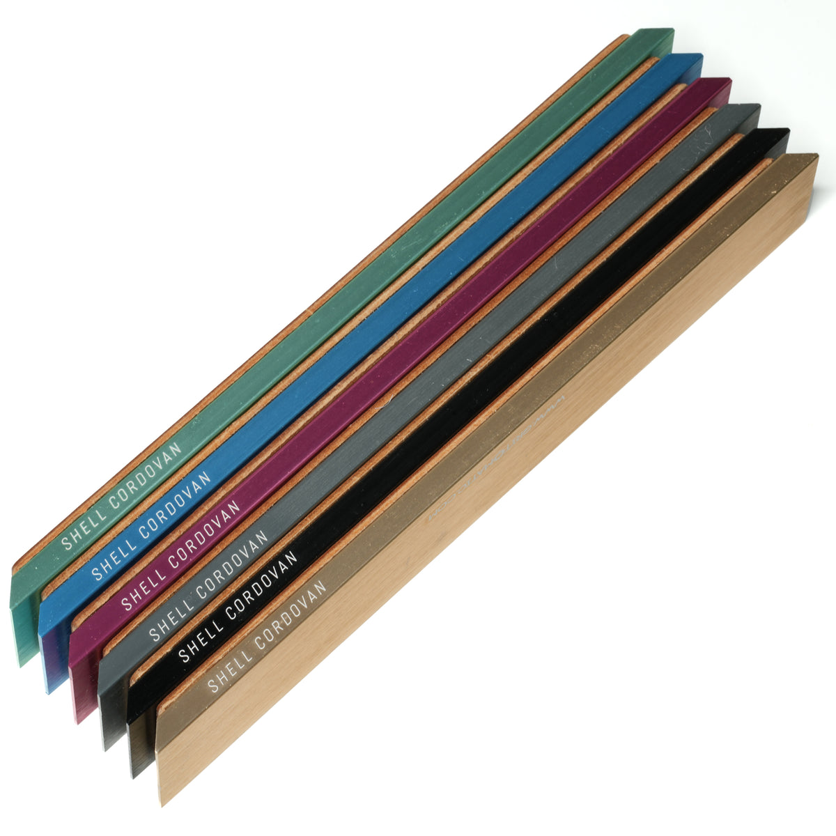 Shell Cordovan Leather Strop on Anodized Blank [6" x 1"] – Gritomatic