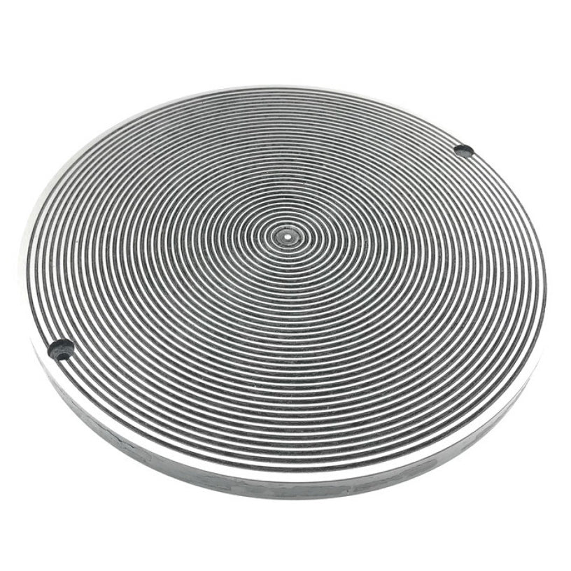 Steel Concentric Groove Lapping Plate – Gritomatic